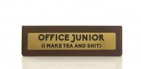 Деревянная табличка на стол Wooden Desk Sign: Office Junior купить в ...