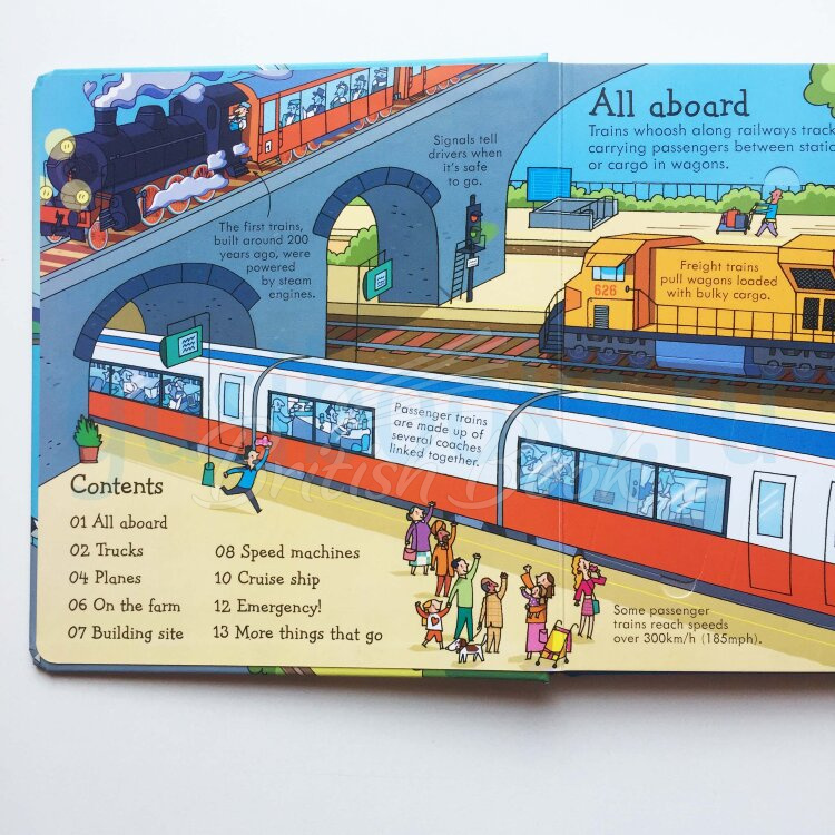 Книга Look inside Things that Go - купити за 484,00 грн., ISBN ...