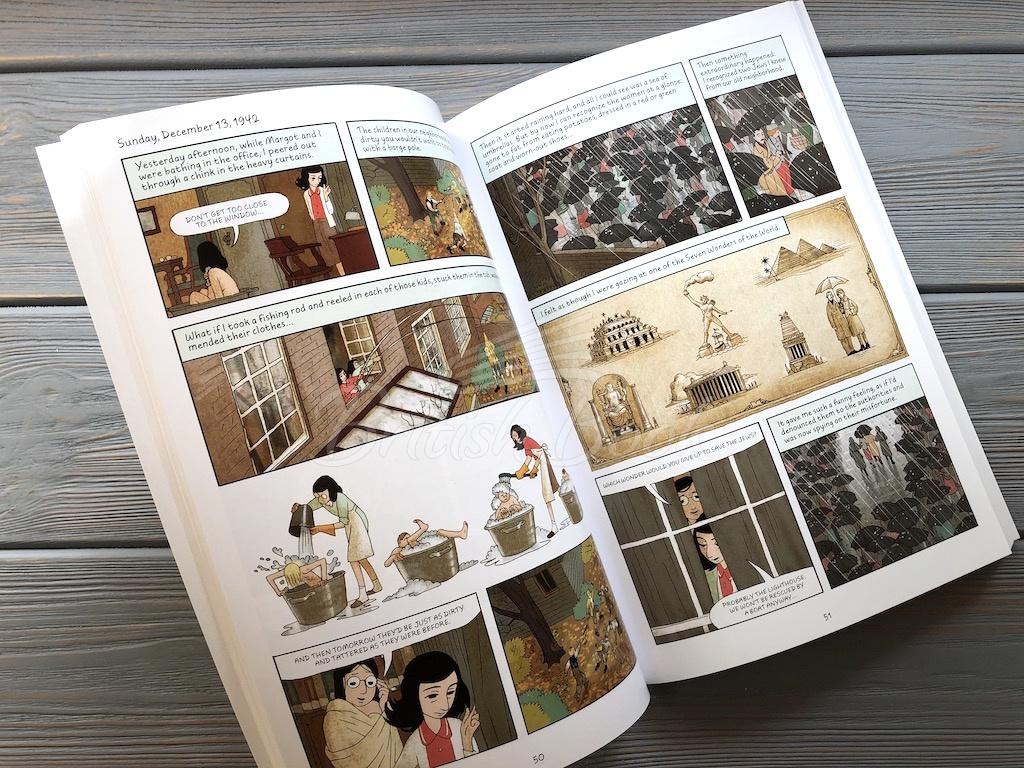 Книга Anne Frank's Diary (The Graphic Adaptation) від автора Anne Frank ...