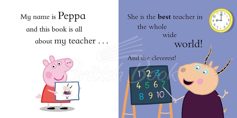 Книга Peppa Pig: My Best Teacher купить в BritishBook | ISBN 9780241250105