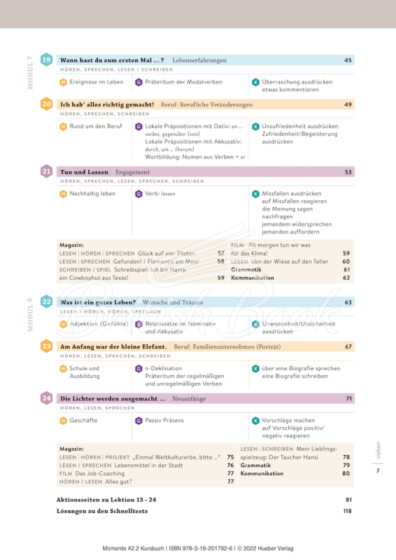 Підручник Momente A2.2 Kursbuch mit interaktive Version від автора Anja ...