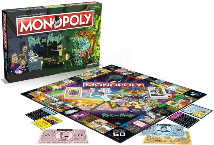 Настільна гра Monopoly Rick and Morty - купити за 1 618,00 грн., ISBN 5053410002701 | Britishbook.ua