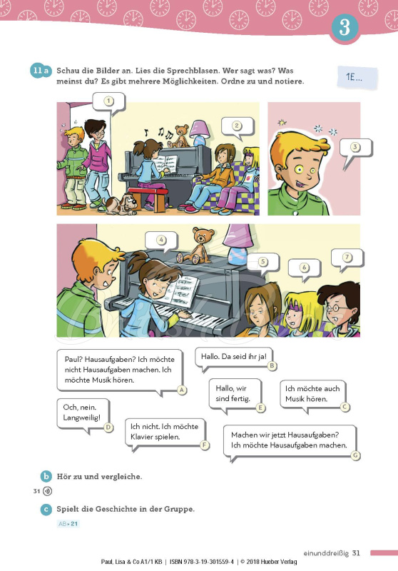 Підручник Paul, Lisa und Co A1.1 Kursbuch від автора Dr. Renate ...