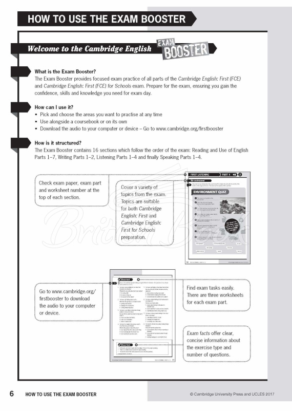 Книга Exam Booster for First and First for Schools Self-Study Edition ...