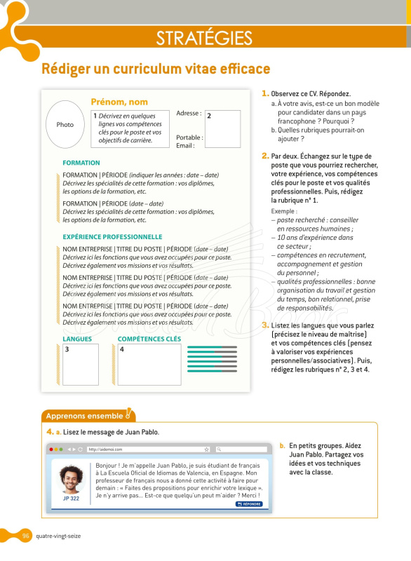 Підручник Cosmopolite 3 Livre de l'élève avec DVD-ROM від автора Anne ...