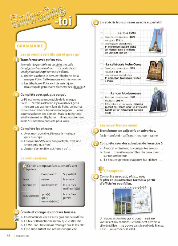 Підручник Adosphère 3 Livre de l'élève avec CD audio від автора ...