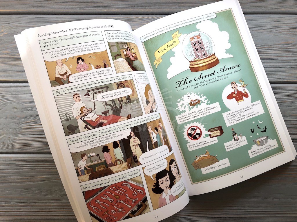 Книга Anne Frank's Diary (The Graphic Adaptation) від автора Anne Frank ...