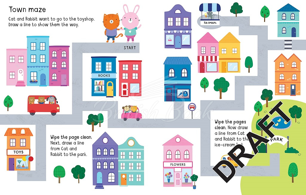 Книга Usborne Early Years Wipe-Clean: First Puzzles від автора Genine ...