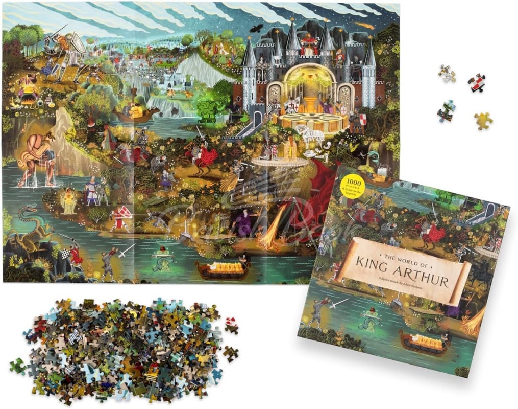 Пазл The World of King Arthur: A Jigsaw Puzzle купити в BritishBook ...