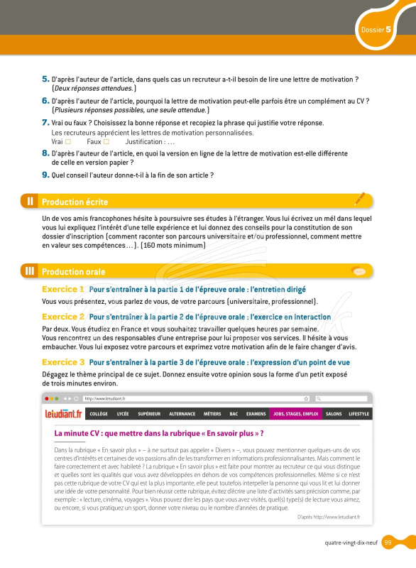 Підручник Cosmopolite 3 Livre de l'élève avec DVD-ROM від автора Anne ...