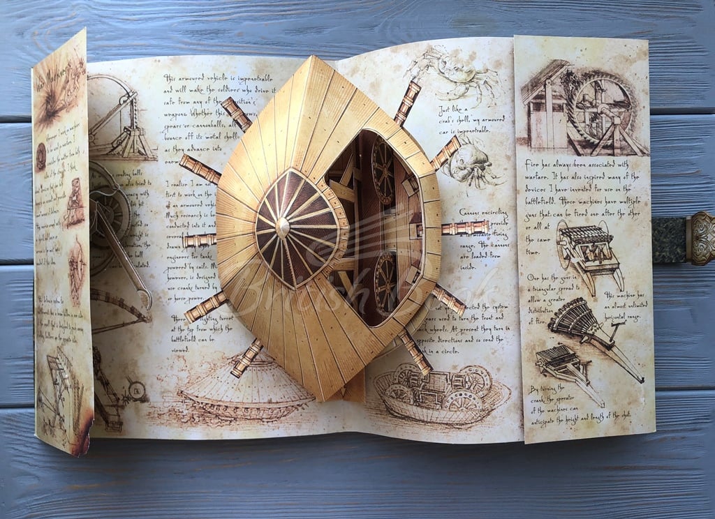 Книга Inventions: Pop-up Models from the Drawings of Leonardo da Vinci ...