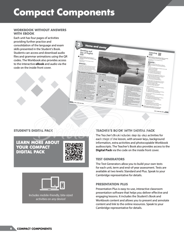 Книга для вчителя Compact First for Schools Third Edition Teacher's ...