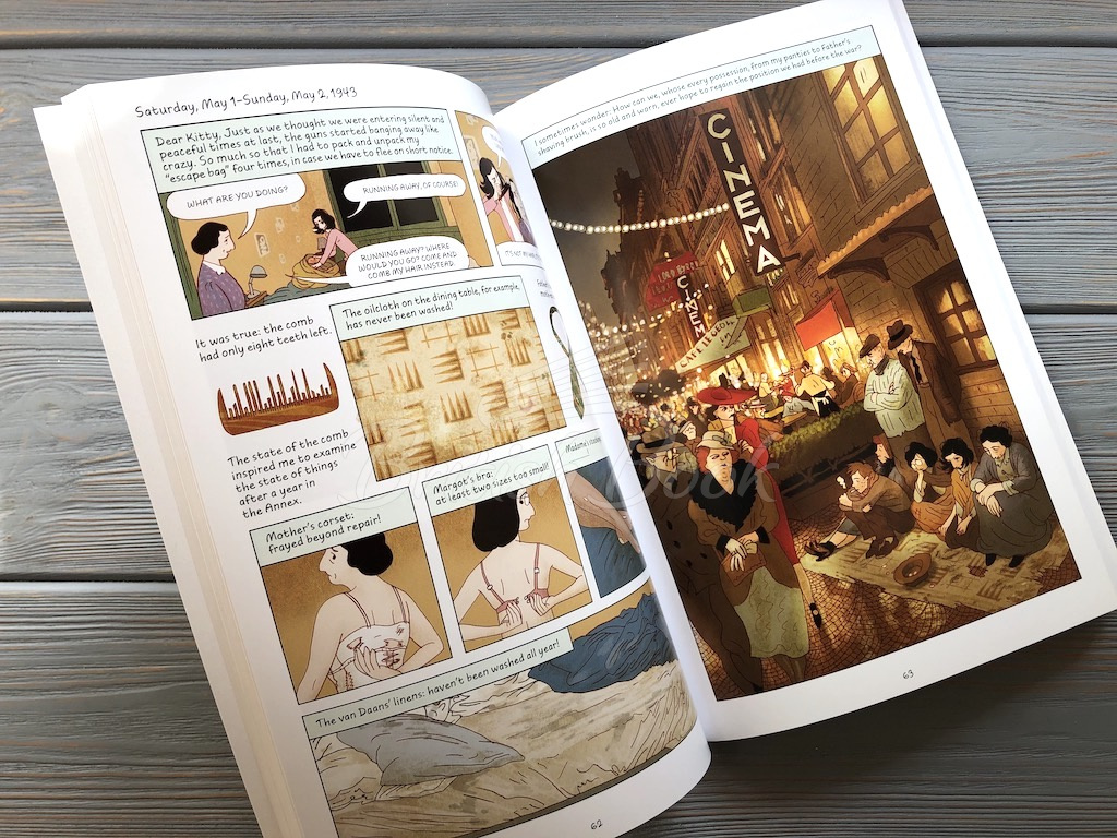 Книга Anne Frank's Diary (The Graphic Adaptation) від автора Anne Frank ...