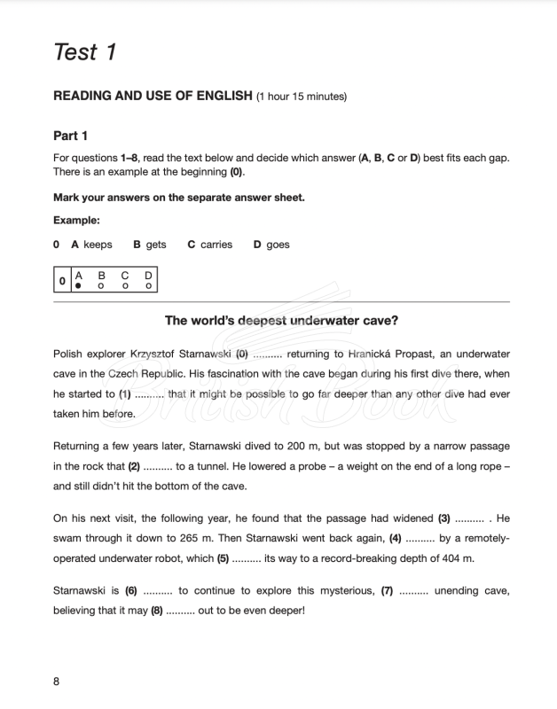 Підручник B2 First for Schools 5 Authentic Practice Tests with Answers ...