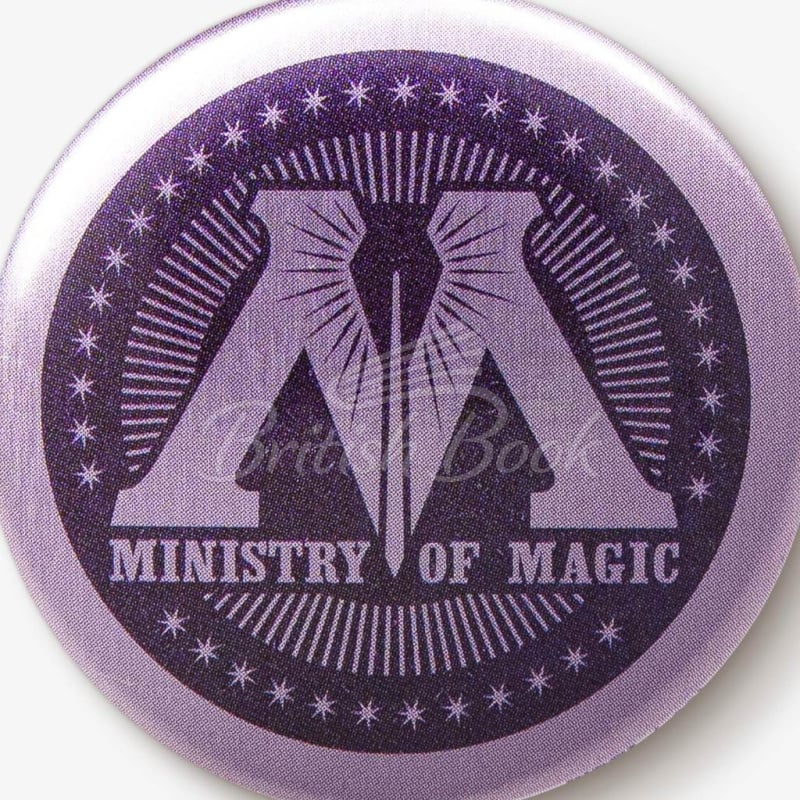 Значок Ministry of Magic Emblem Button Badge купити в BritishBook ...