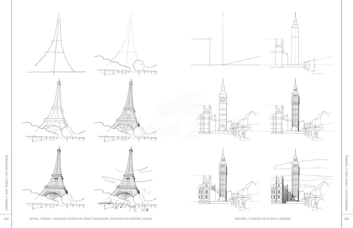 Книга Draw Like an Artist: 100 Buildings and Architectural Forms від ...